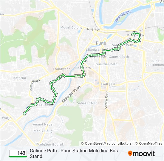 143 Route: Schedules, Stops & Maps - Galinde Path (Updated)