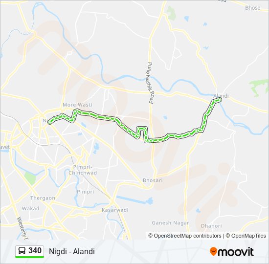 340 Route: Schedules, Stops & Maps - Nigdi (Updated)