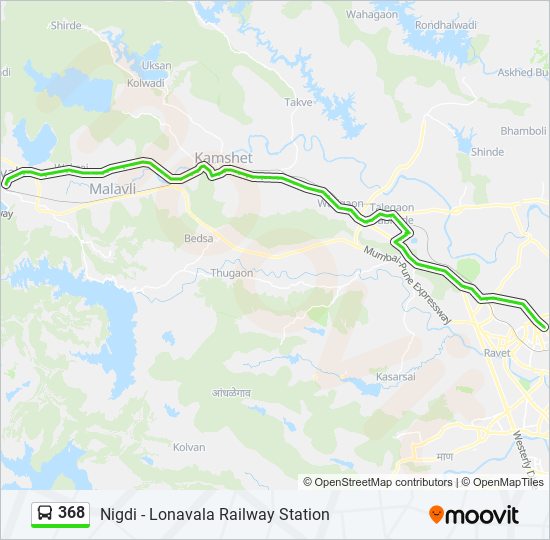 368 Route: Schedules, Stops & Maps - Lonavala Railway Station (Updated)