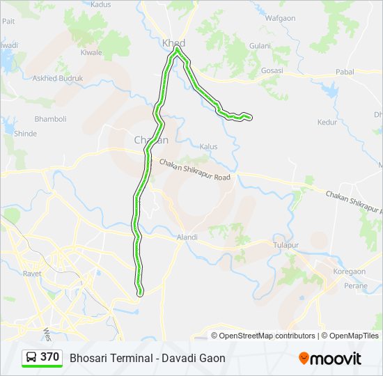 370 Route: Schedules, Stops & Maps - Davadi Gaon (Updated)