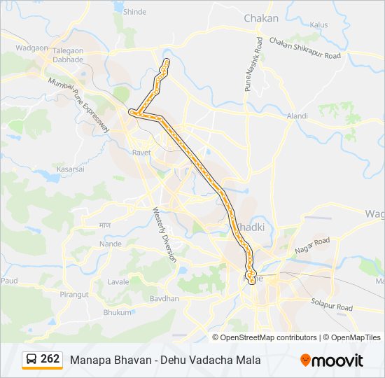 262 Route: Schedules, Stops & Maps - Dehu Vadacha Mala (Updated)