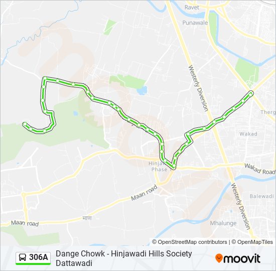 306a Route: Schedules, Stops & Maps - Dange Chowk (Updated)