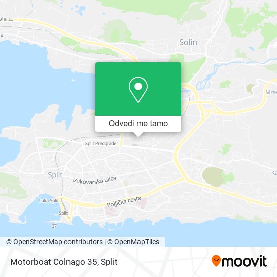 Kako doći do Motorboat Colnago 35 u Split pomoću autobus ili trajekt?