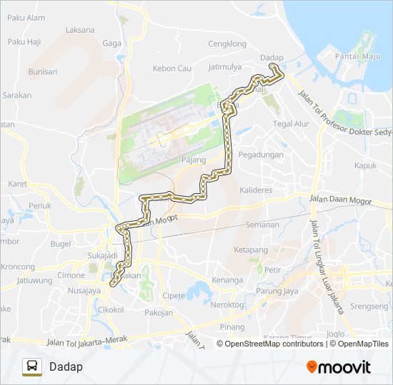 b09 cikokol dadap Route: Schedules, Stops & Maps - Dadap (Updated)