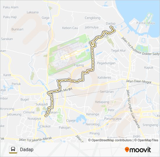 b09 cikokol dadap Route: Schedules, Stops & Maps - Dadap (Updated)
