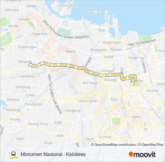 3 Route: Schedules, Stops & Maps - Monumen Nasional (Updated)
