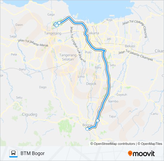 Rute jac sentul city: Jadwal, Pemberhentian & Peta - BTM Bogor (Diperbarui)
