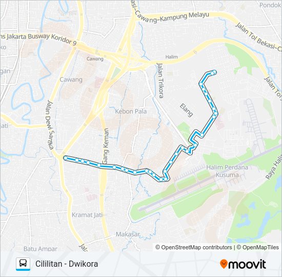 JAK21 Route: Schedules, Stops & Maps - Dwikora (Updated)