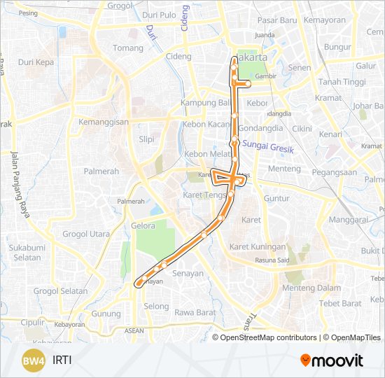 BW4 Route: Schedules, Stops & Maps - IRTI (Updated)