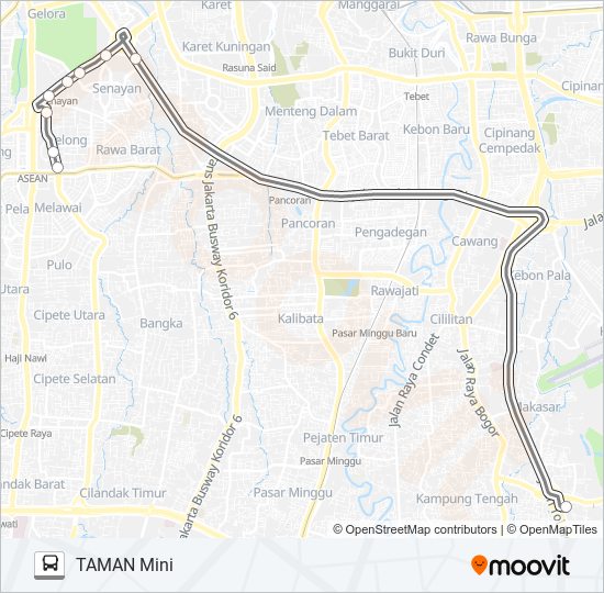Peta Jalan Jakarta