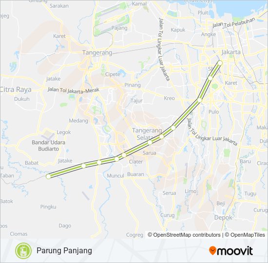 Rute rangkas bitung line: Jadwal, Pemberhentian & Peta - Parung Panjang ...
