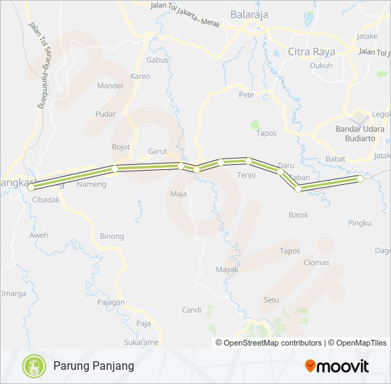rangkas bitung line Route: Schedules, Stops & Maps - Parung Panjang ...