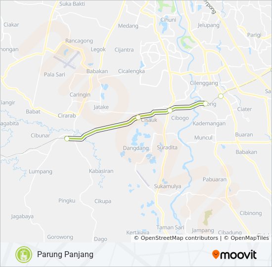rangkas bitung line Route: Schedules, Stops & Maps - Parung Panjang ...