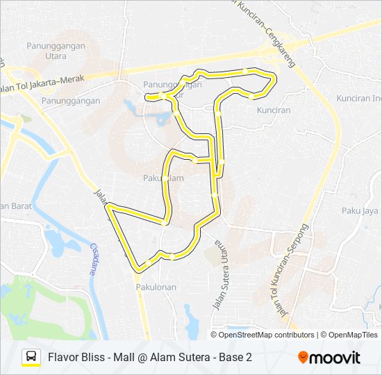 Rute suteraloop yellow line: Jadwal, Pemberhentian & Peta - Flavor ...