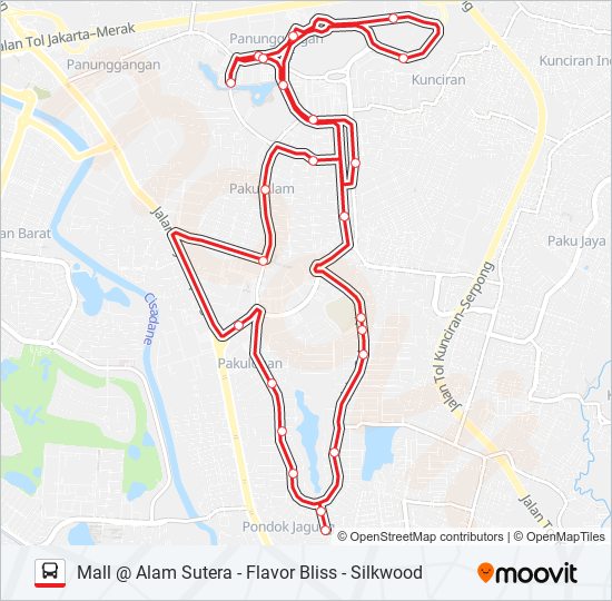 Rute suteraloop red line 2: Jadwal, Pemberhentian & Peta - Mall @ Alam ...