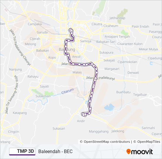 tmp 3d Route: Schedules, Stops & Maps - Baleendah (Updated)
