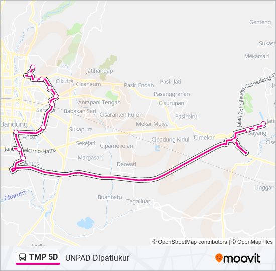 tmp 5d Route: Schedules, Stops & Maps - UNPAD Dipatiukur (Updated)
