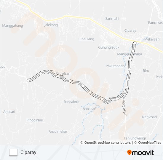 Rute ciparayarjasari: Jadwal, Pemberhentian & Peta - Ciparay (Diperbarui)