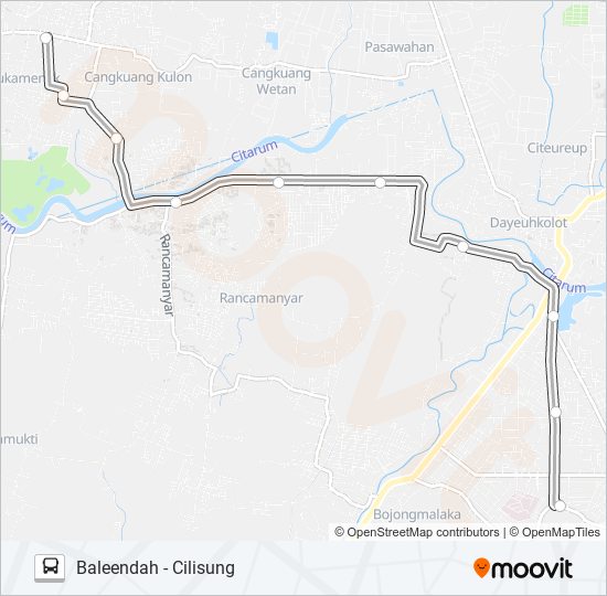 Rute baleendahcilisung: Jadwal, Pemberhentian & Peta - Cilisung ...