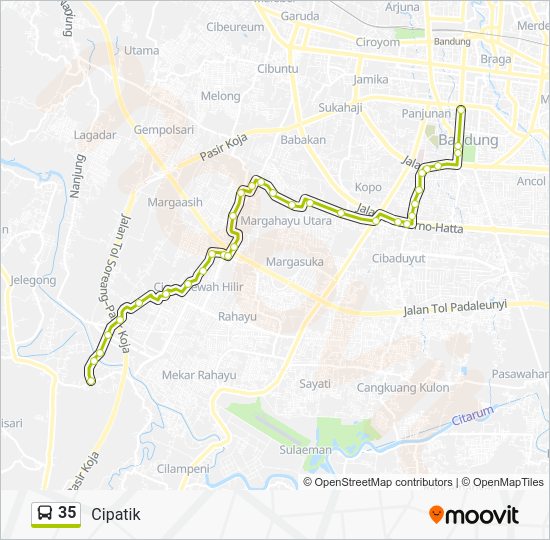 Rute 35: Jadwal, Pemberhentian & Peta - Cipatik (Diperbarui)