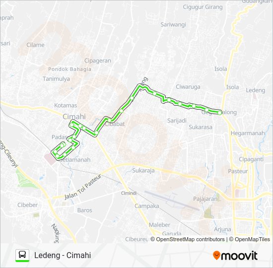 Rute ledengcimahi: Jadwal, Pemberhentian & Peta - Ledeng (Diperbarui)