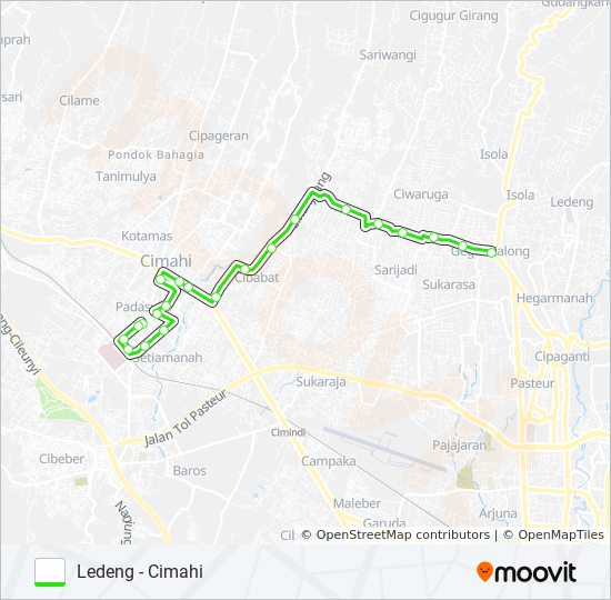 Rute ledengcimahi: Jadwal, Pemberhentian & Peta - Ledeng (Diperbarui)