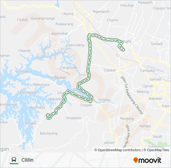 cimahicililin Route: Schedules, Stops & Maps - Cililin (Updated)