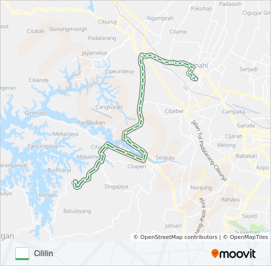 cimahicililin Route: Schedules, Stops & Maps - Cililin (Updated)