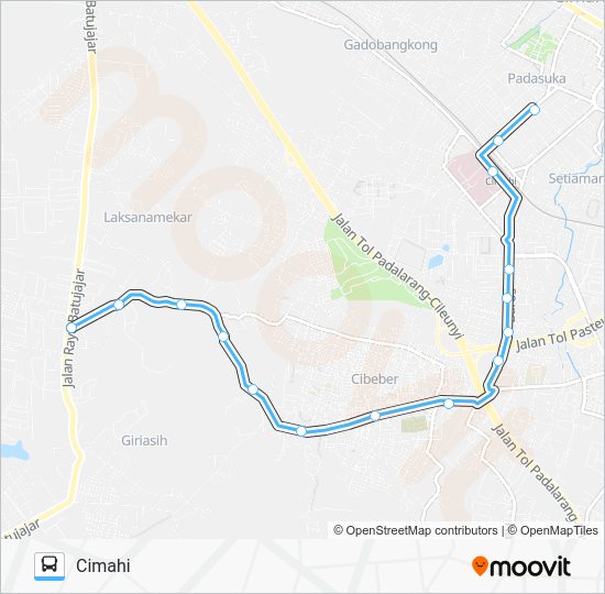 CIMAHICANGKORAH Route: Schedules, Stops & Maps - Cimahi (Updated)