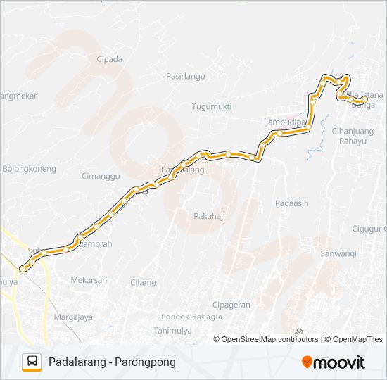 Rute padalarangparongpong: Jadwal, Pemberhentian & Peta - Parongpong ...