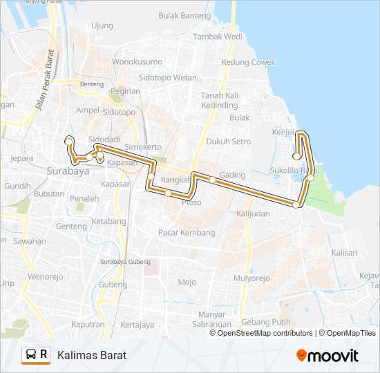 Peta Jalan Jakarta