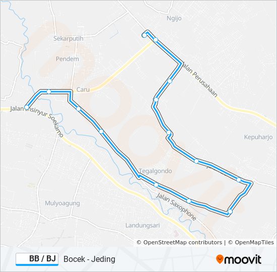 bb bj Route: Schedules, Stops & Maps - Bocek (Updated)
