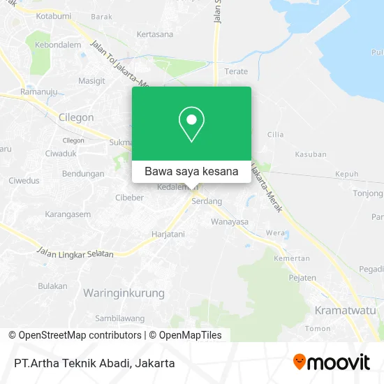 Bagaimana pergi ke PT.Artha Teknik Abadi dengan transportasi umum?
