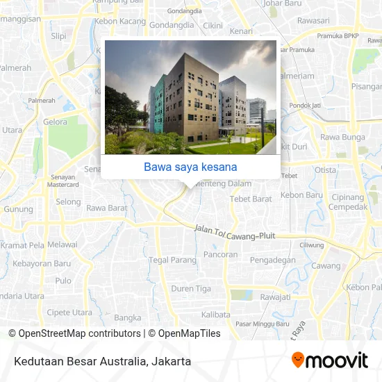 Cara ke Kedutaan Besar Australia di Jakarta Selatan menggunakan bis ...