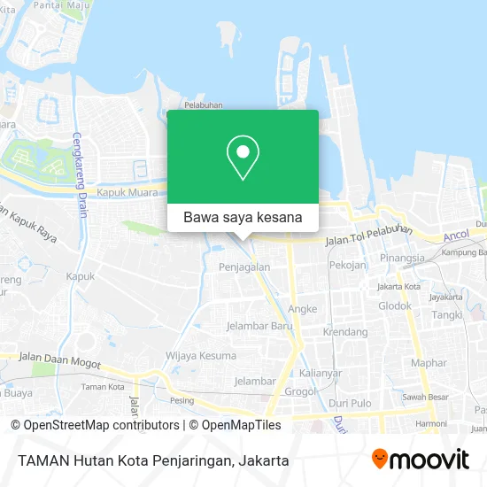 Cara ke TAMAN Hutan Kota Penjaringan di Jakarta Utara menggunakan bis ...