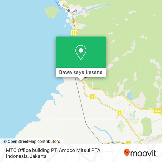 Cara ke MTC Office building PT. Amoco Mitsui PTA Indonesia di Cilegon ...
