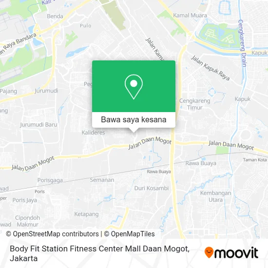 Cara ke Body Fit Station Fitness Center Mall Daan Mogot di Jakarta ...