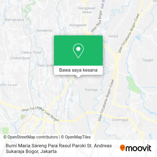 Cara ke Bumi Maria Sareng Para Rasul Paroki St. Andreas Sukaraja Bogor ...