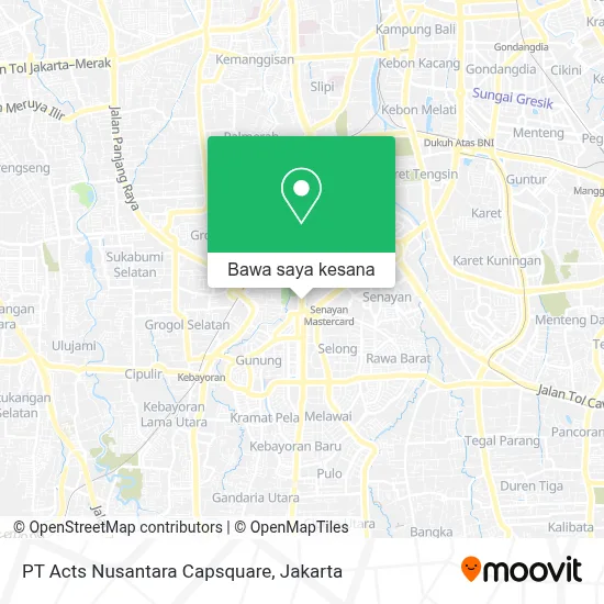 Cara ke PT Acts Nusantara Capsquare di Jakarta Pusat menggunakan bis ...