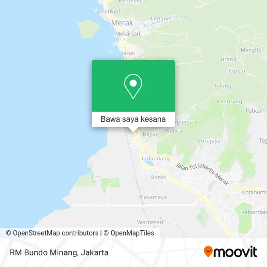 Bagaimana pergi ke RM Bundo Minang dengan transportasi umum?