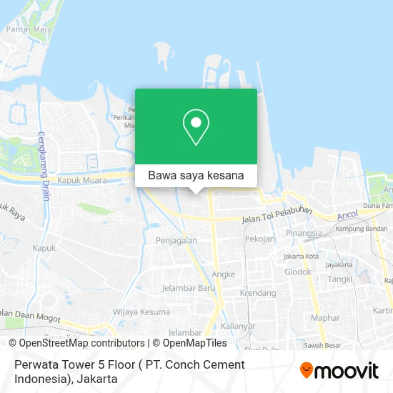 Cara ke Perwata Tower 5 Floor ( PT. Conch Cement Indonesia) di Jakarta ...