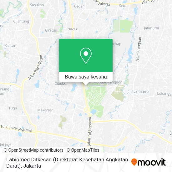 Cara ke Labiomed Ditkesad (Direktorat Kesehatan Angkatan Darat) di ...