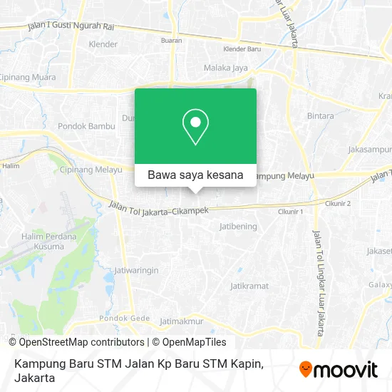 Cara ke Kampung Baru STM Jalan Kp Baru STM Kapin di Jakarta Timur ...