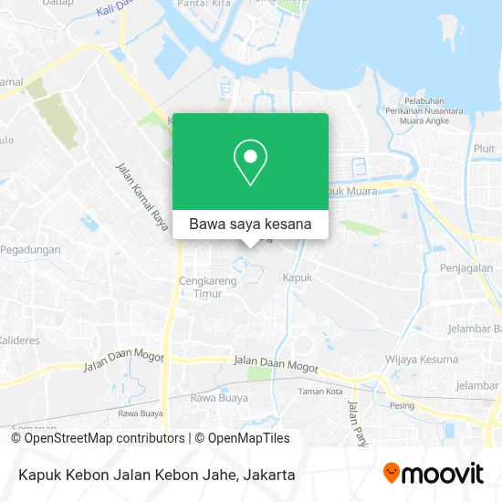 Cara ke Kapuk Kebon Jalan Kebon Jahe di Jakarta Barat menggunakan bis?