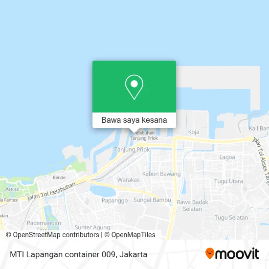Cara ke MTI Lapangan container 009 di Jakarta Utara menggunakan bis ...