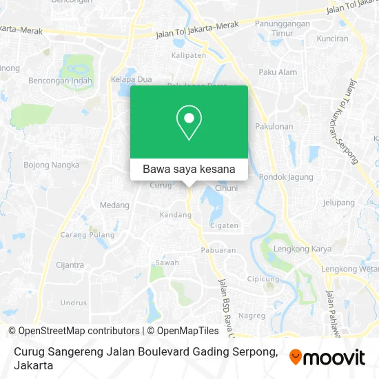 Cara ke Curug Sangereng Jalan Boulevard Gading Serpong di Tangerang ...
