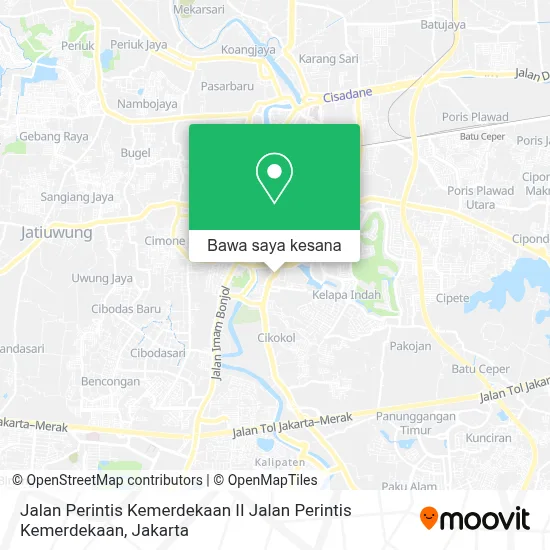 Cara ke Jalan Perintis Kemerdekaan II Jalan Perintis Kemerdekaan di ...