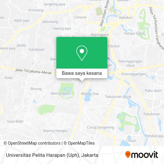 Cara ke Universitas Pelita Harapan (Uph) di Tangerang menggunakan bis ...