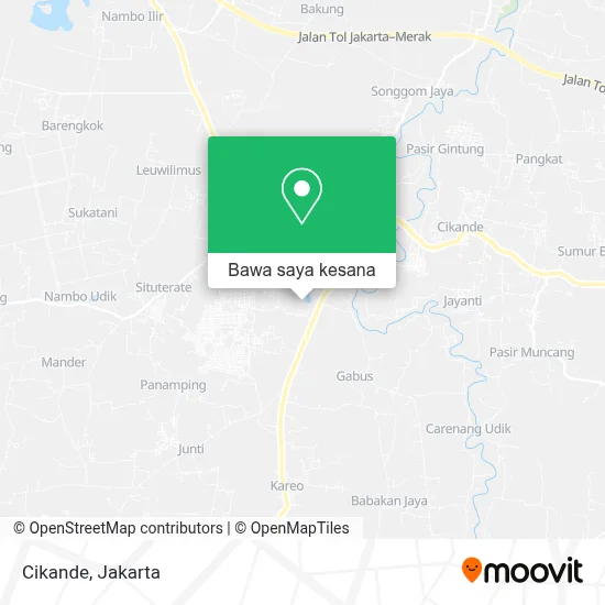 Cara ke Cikande di Serang menggunakan bis?