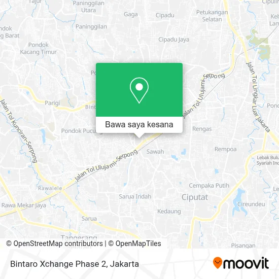 Cara ke Bintaro Xchange Phase 2 di Tangerang menggunakan bis atau kereta?
